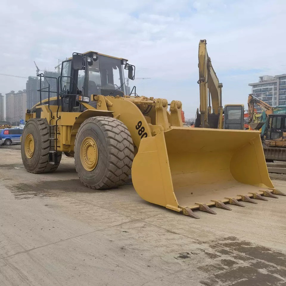 10 Ton Rated Load Earthmoving Hydraulic Caterpillar 980G Front Wheel Loader
